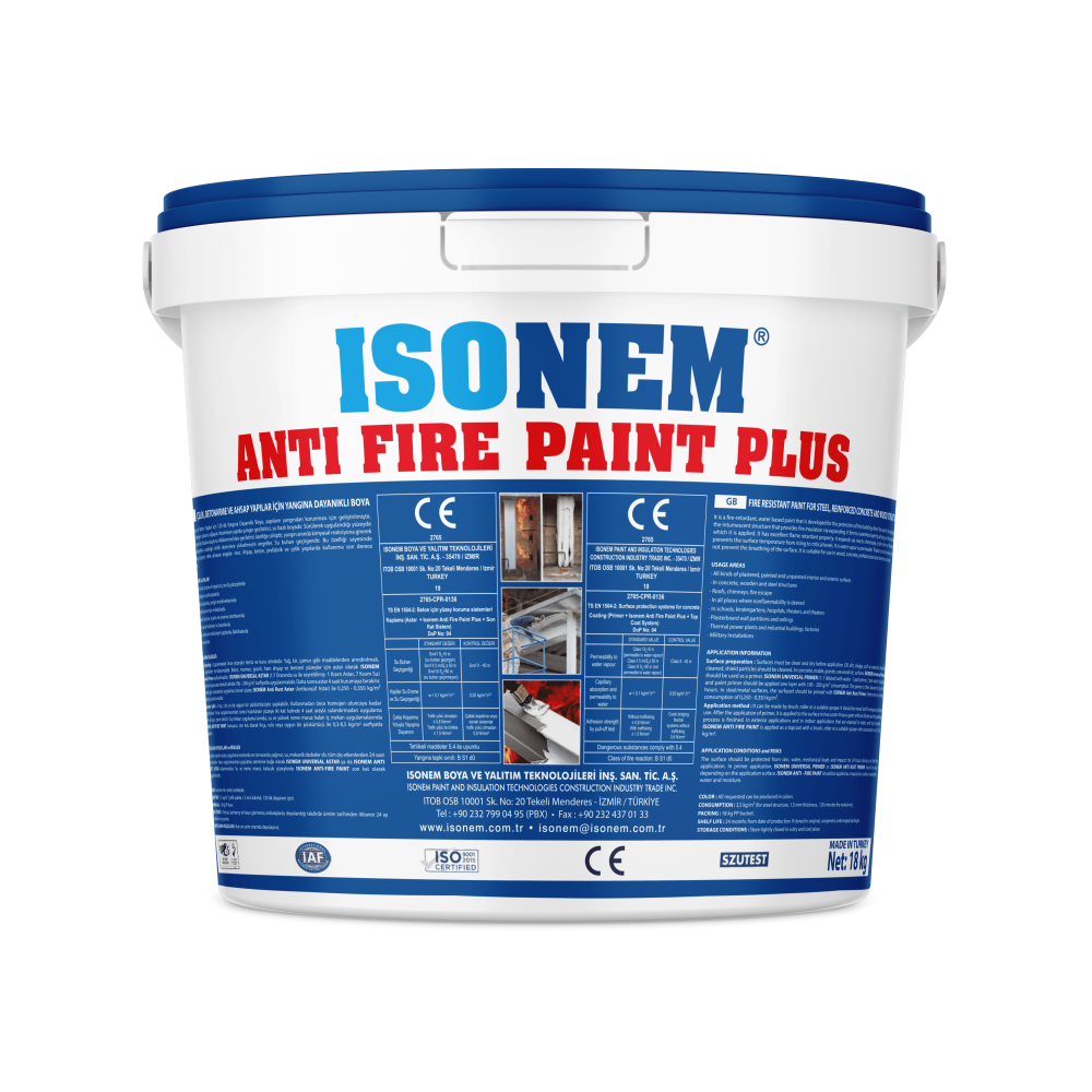 ANTI FIRE PAINT PLUS - Çelik ve Beton Yapılar için 120 dk Yangına ...